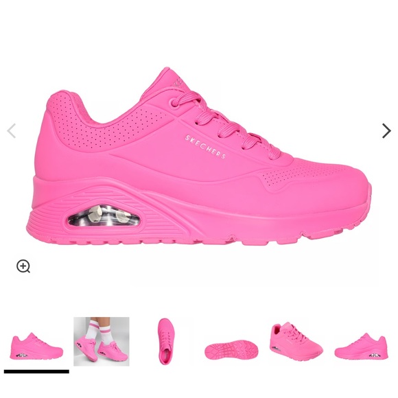 Skechers | Shoes | Skechers Hot Pink Sporty Sneakers Pair | Poshmark